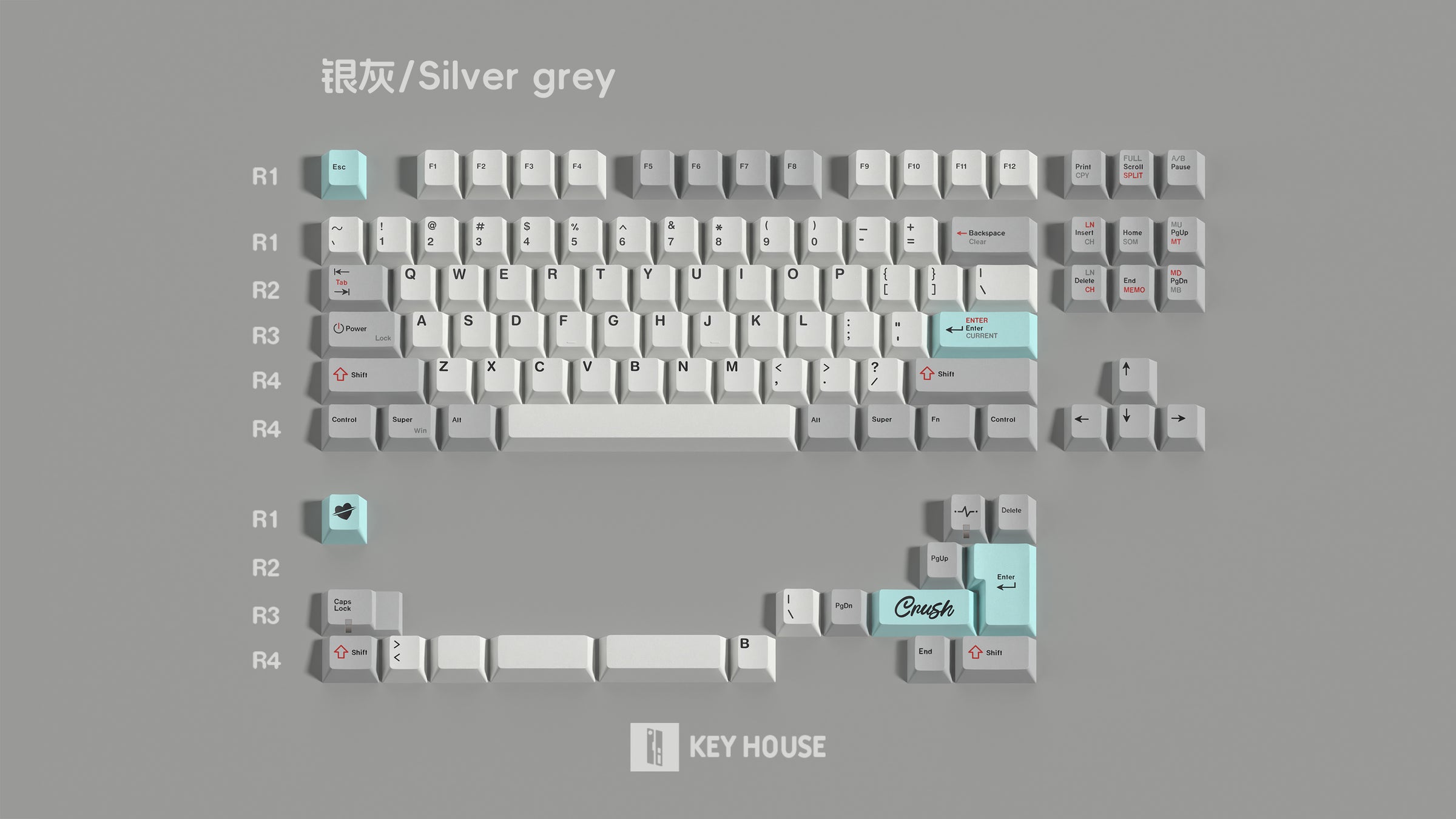 [GB] Key House Crush Keycaps – pantheonkeys
